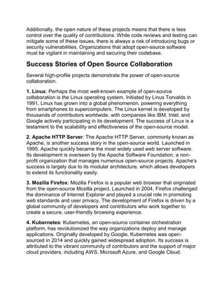 Discover the Power of Open Source Project Collaboration | PDF
