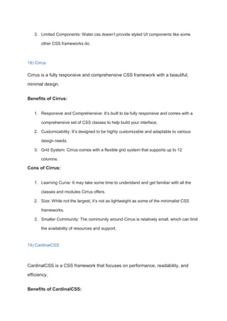 Discover the Top 23 CSS Frameworks for 2023.pdf