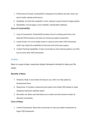 Discover the Top 23 CSS Frameworks for 2023.pdf