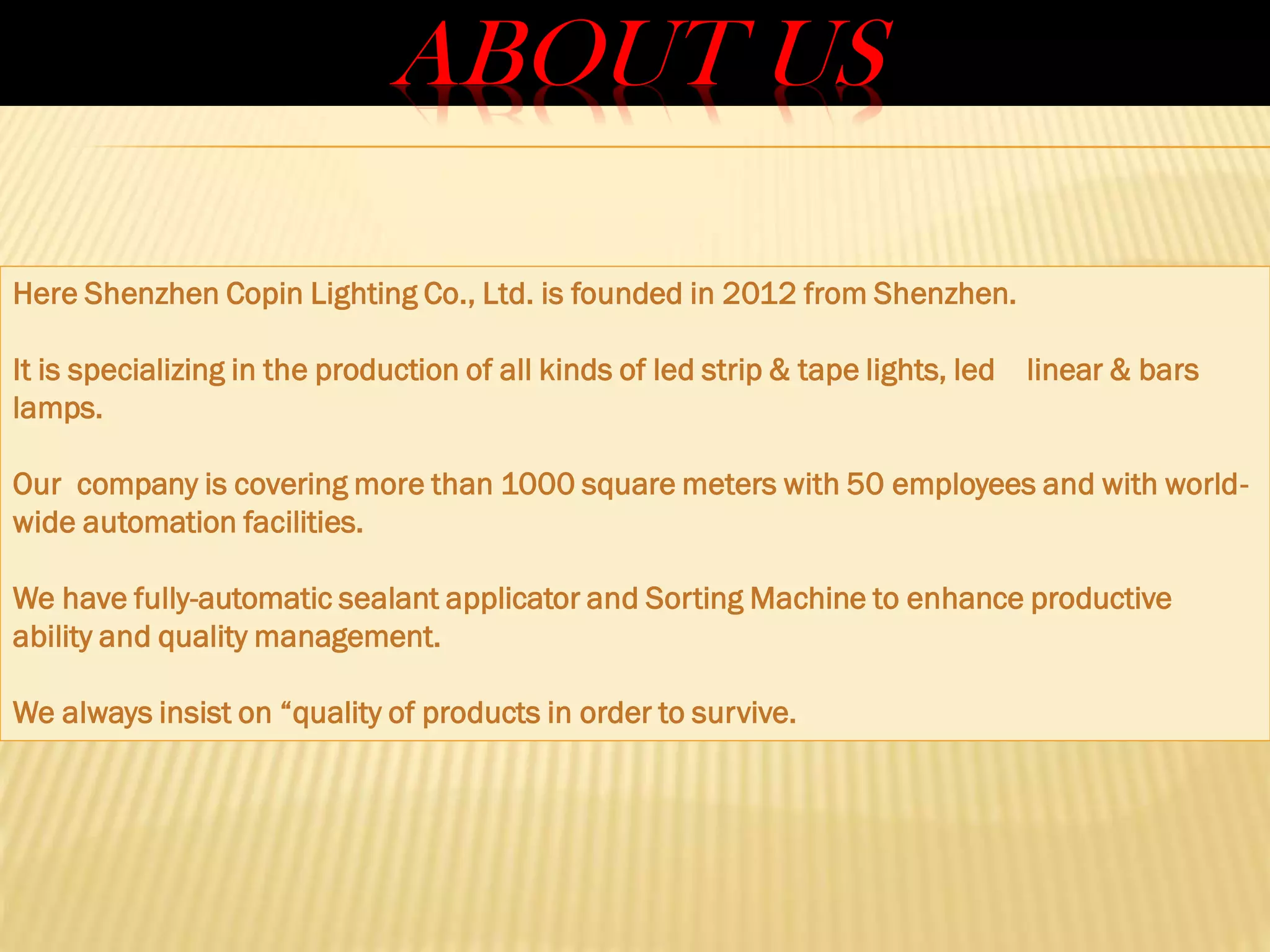 Discover Top-Quality LED Linear Lights Made in China | PDF