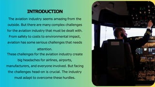 Discover Top Challenges For The Aviation Industry In US | PPTX | Air ...