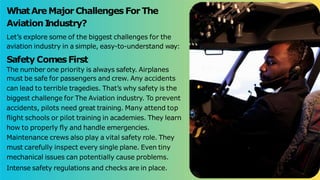 Discover Top Challenges For The Aviation Industry In US | PPTX | Air ...