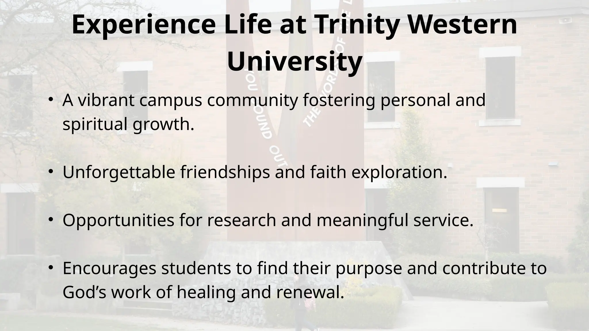 Trinity Western University: A Premier Christian Institution | PPT