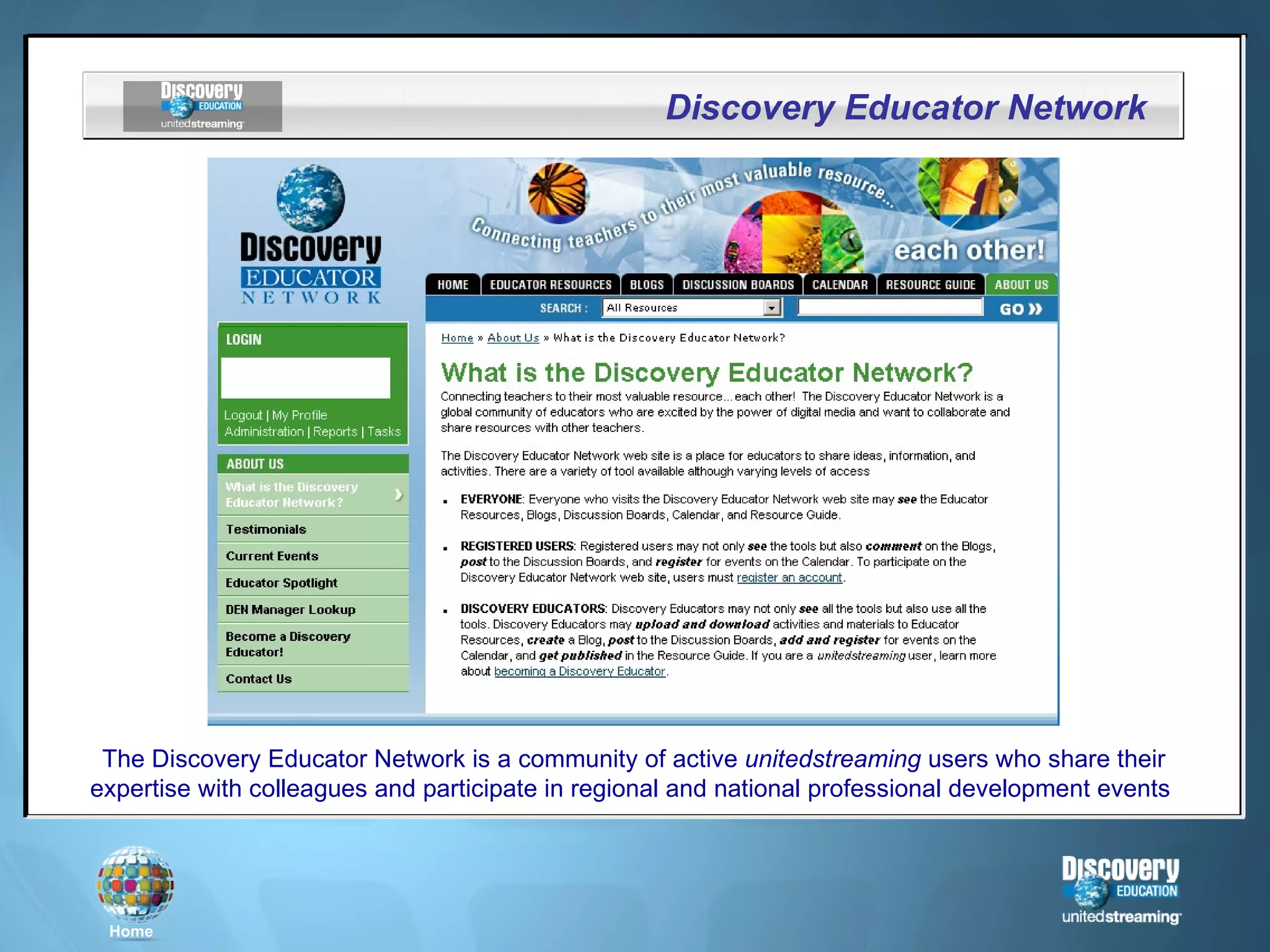 Discovery Streaming Guide | PPT
