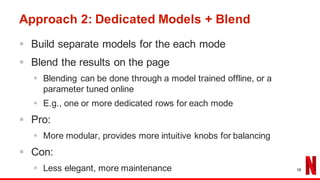 Balancing Discovery and continuation in recommendation (hossein taghavi netflix) | PPT
