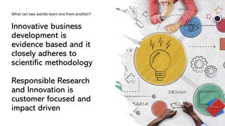 Discovery and validation with scientific method - the Lean Startup approach | PPT