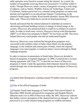 Discovery Channel | DOCX