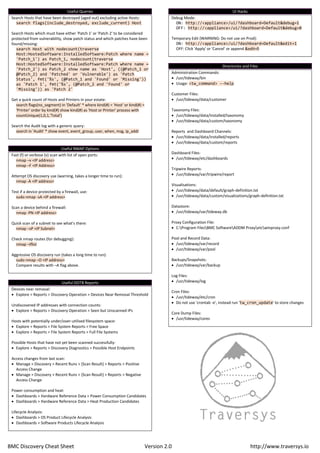 BMC Discovery (ADDM) Cheat Sheet by Traversys Limited | PDF