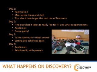 Discovery for Teens discoveryforteens | PPT