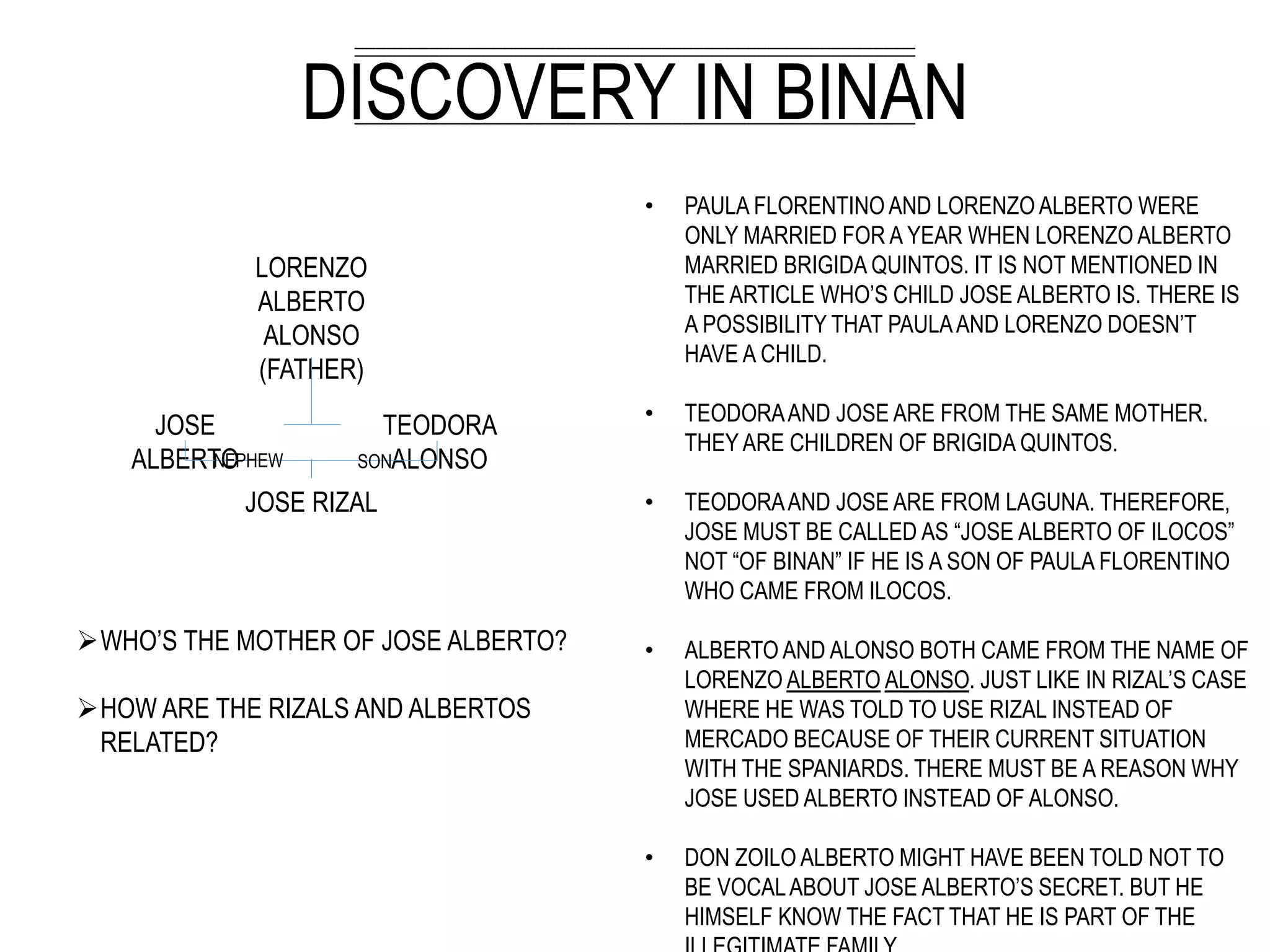 JOSERIZ Discovery in Binan | PPTX