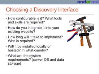 Discovery Interfaces | PPT