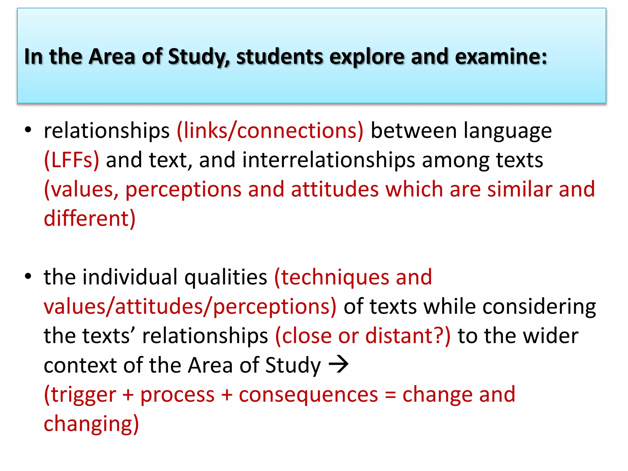 Discovery - intro and rubric statements | PPTX