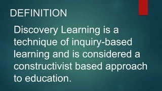Discovery learning | PPTX