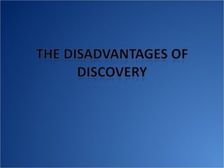Discovery learning presentation | PPT