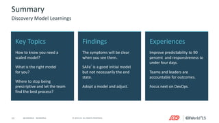 Discovery Model— An Approach for Agile at Scale | PPT