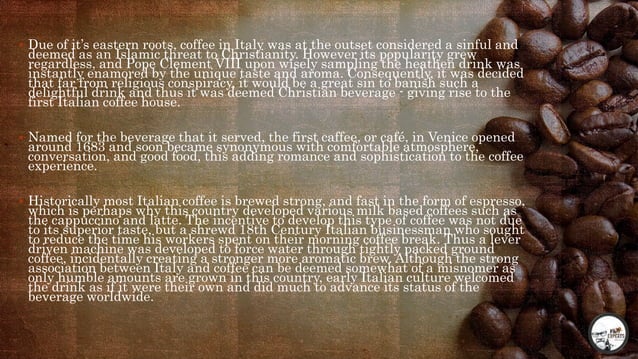 Discovery of coffee world | PPTX