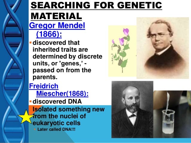 Discovery of dna as the universal genetic material