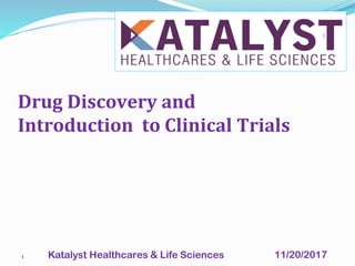 Discovery of Drug and Introduction to Clinical Trial__Katalyst HLS | PPT