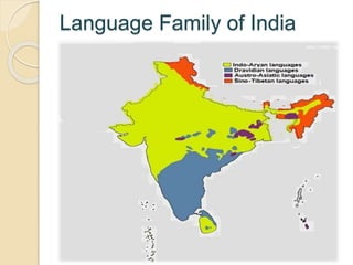 a brief historical background of modern indian language | PPTX