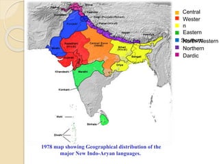 a brief historical background of modern indian language | PPTX