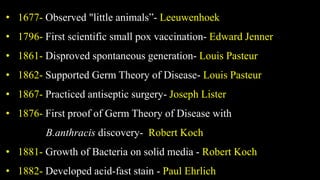 The Discovery of Microorganisms | PPTX