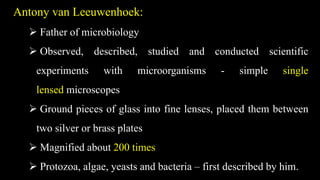 The Discovery of Microorganisms | PPTX