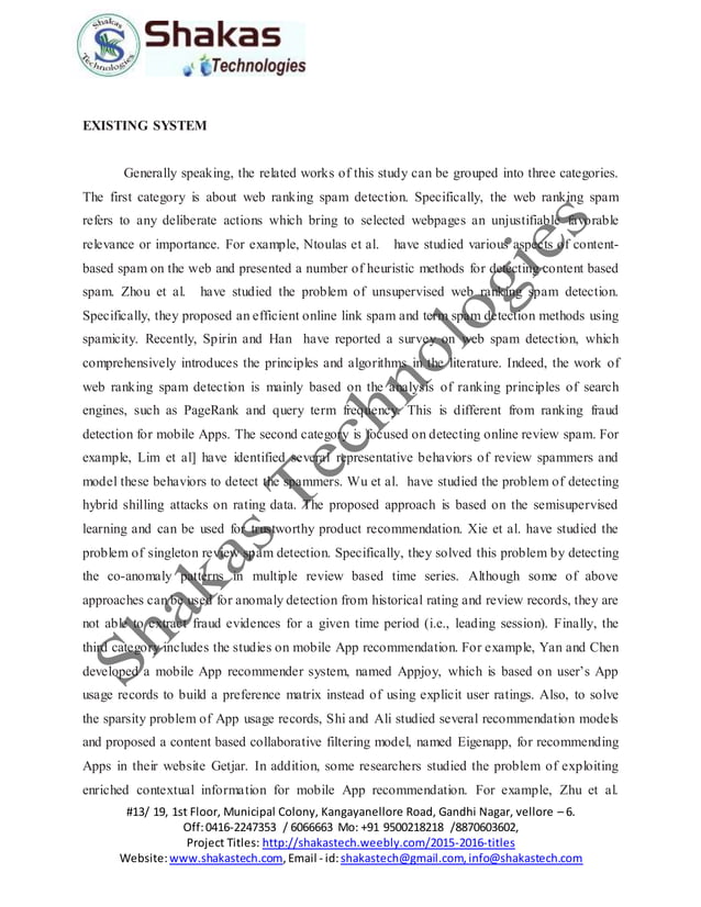 Discovery of ranking fraud for mobile apps | PDF