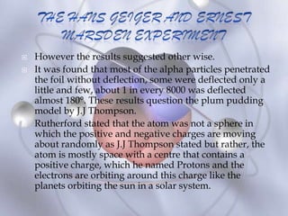 Discovery of the atom | PPTX