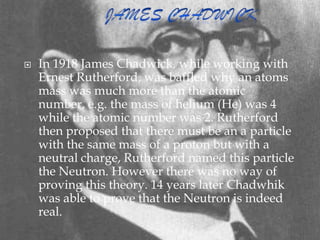 Discovery of the atom | PPTX