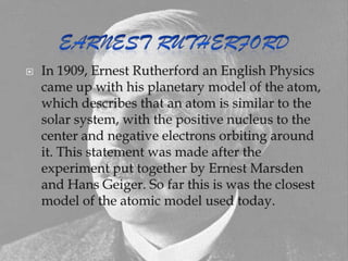 Discovery of the atom | PPTX