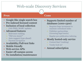 Discovery platforms: Technology, tools and issues | PDF