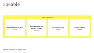 Ageable Aging2.0 Discovery presentation 3 Nov 2020 | PPT