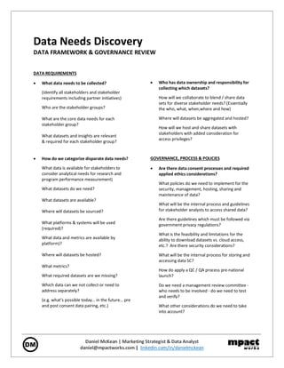 Data Discovery Process | PDF