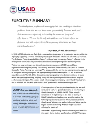 A Discovery Report on Learning in USAID/Washington | PDF | Educational ...