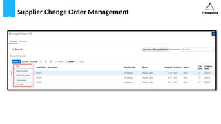 Oracle Fusion - Supplier Portal Detailed View | PPTX