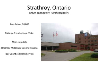 Medical Discovery week Strathroy | PPTX