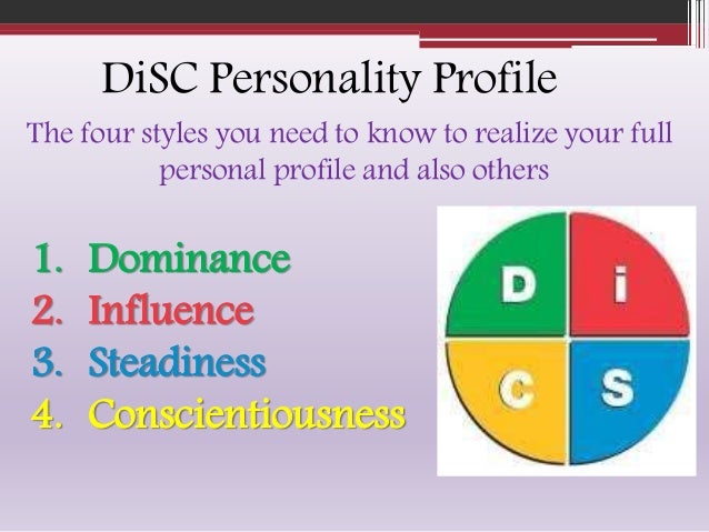 DiSC personality profiles