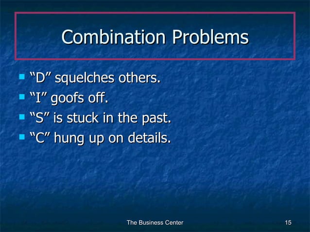 DiSC presentation | PPT