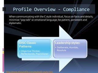 Disc profiling | PPTX