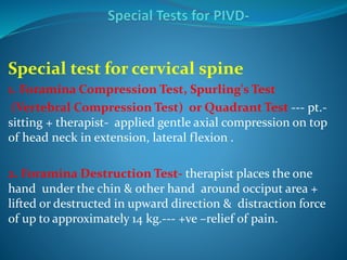 Disc prolaps and rehabilitation | PPTX