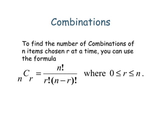 permutation and combination | PPT