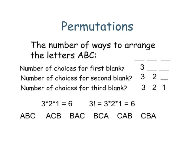 permutation and combination | PPT