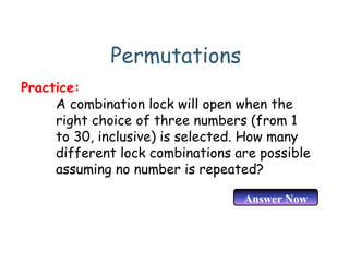 permutation and combination | PPT