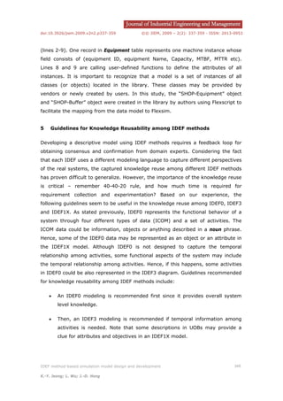 Discreate eventsimulation idef | PDF