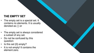 Introduction to Set Theory | PPTX