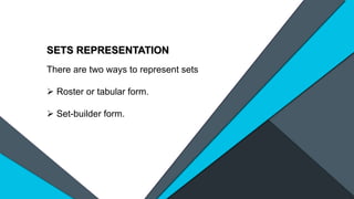 Introduction to Set Theory | PPTX
