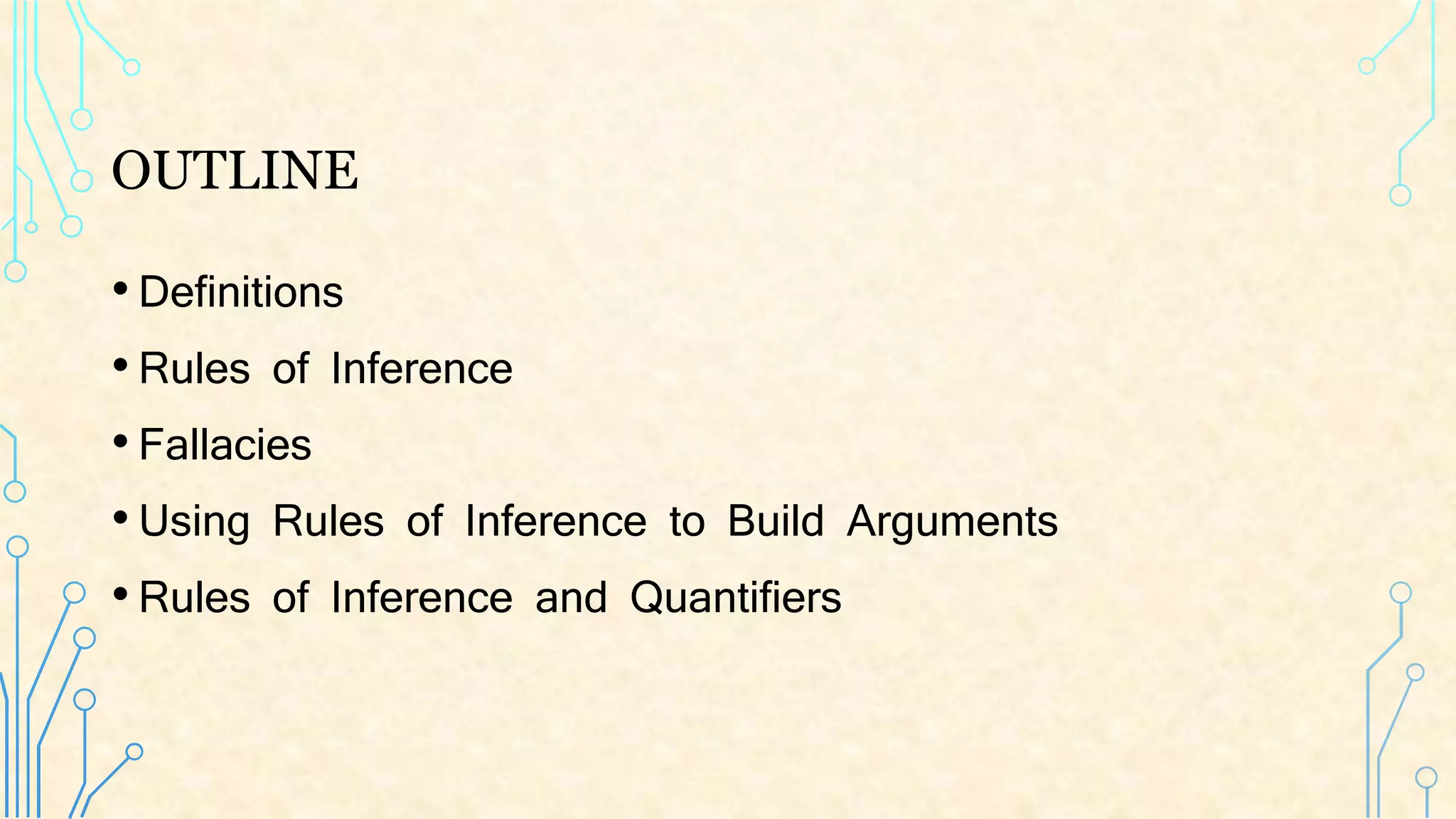 Discrete Math Presentation(Rules of Inference) | PPTX