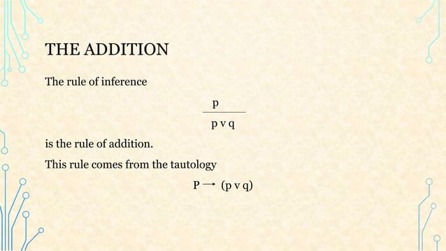 Discrete Math Presentation(Rules of Inference) | PPTX | Law