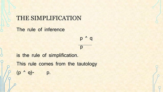 Discrete Math Presentation(Rules of Inference) | PPTX | Law