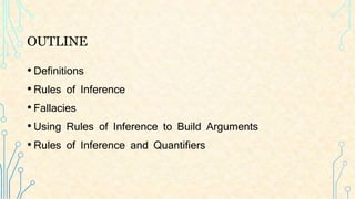Discrete Math Presentation(Rules of Inference) | PPTX